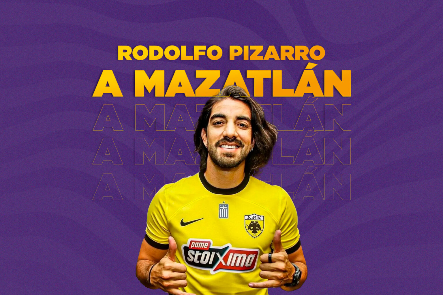 Rodolfo Pizarro llega a Mazatlán