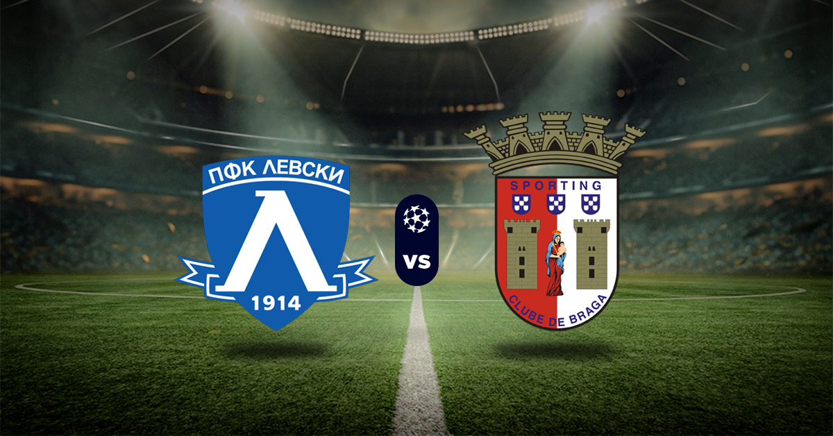 Levski Sofia vs Sporting Braga pronóstico - Europa League
